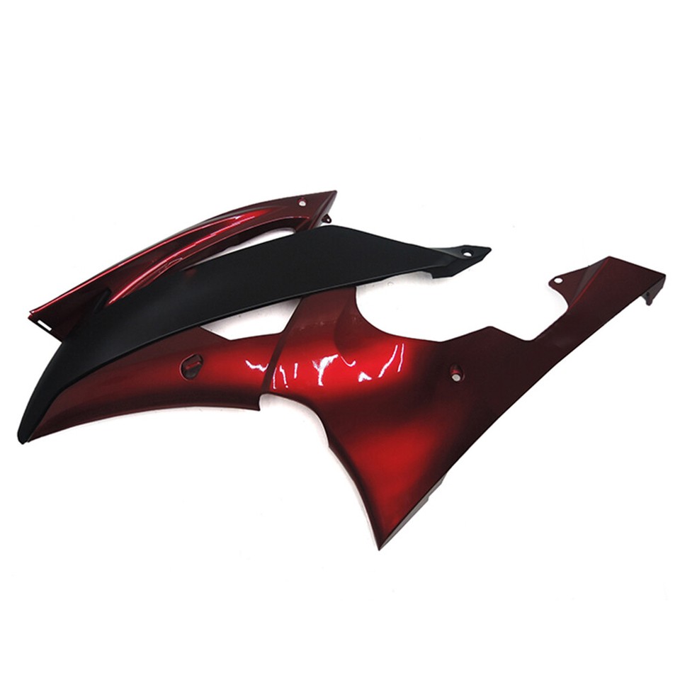 Candy Red Black ABS Fairings For Yamaha YZF R6 YZF-600 R6 2008 - 2016 ...