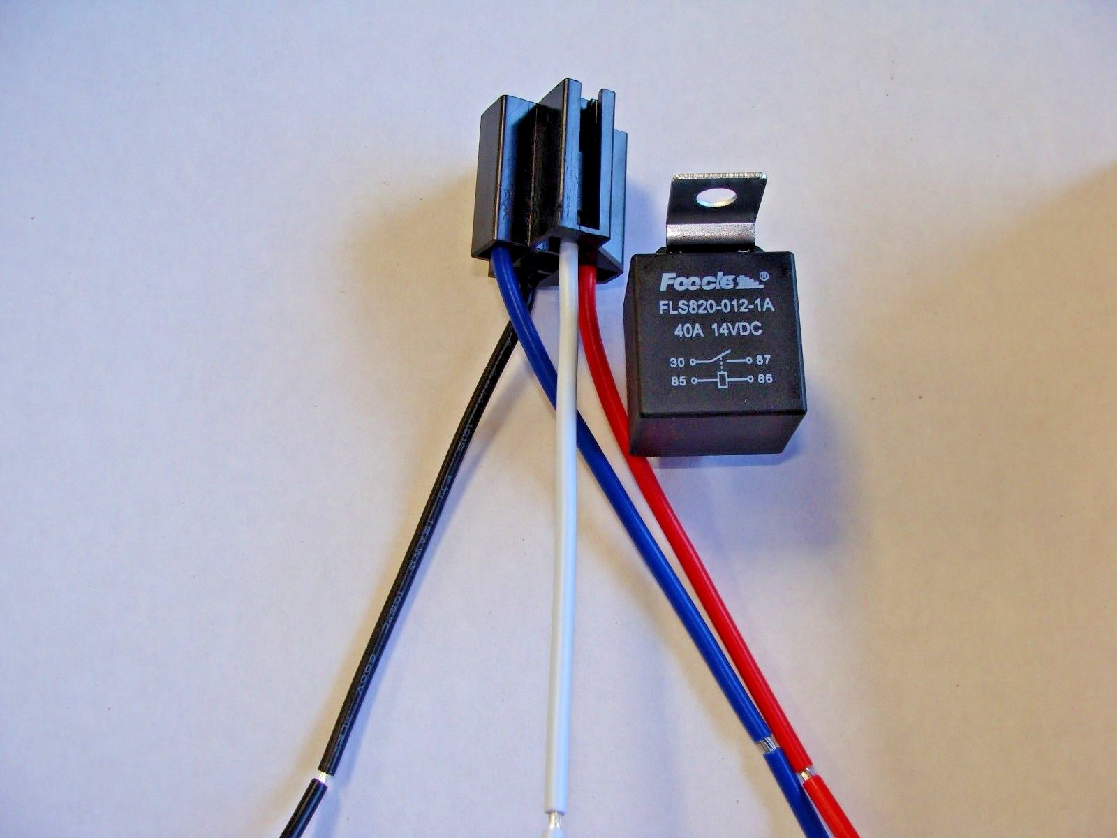 25 pack 40 AMP 4 Pin relay with Heavy Duty Pig Tail | eBay