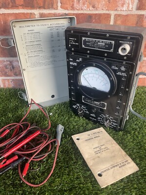 Vtg Military US Army Barnett ME9 H/U MX815 Multimeter⭐️Complete W ...