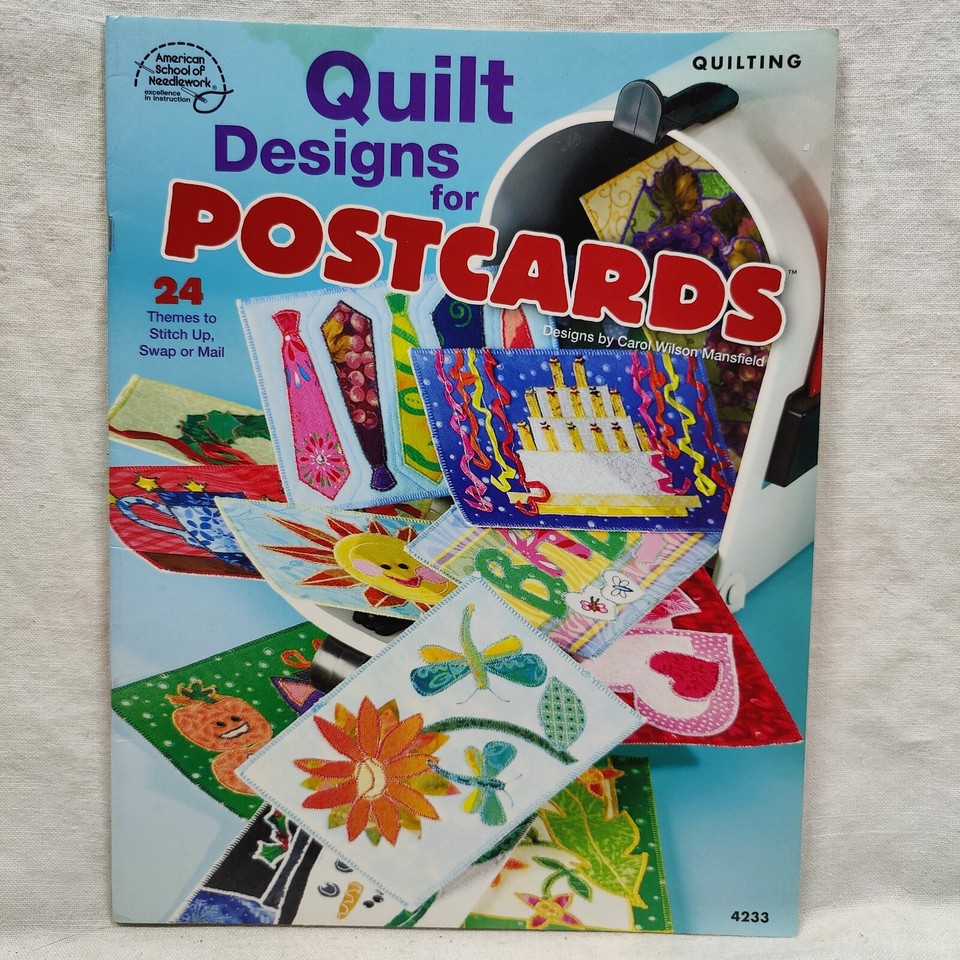 Quilt Design For Postcards Pattern Book American School of Needlework ...