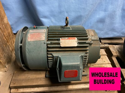 RELIANCE ELECTRIC 7537501-001 L006 AL 1760 RPM 256T FRAME 460V 57 AMP 6 ...