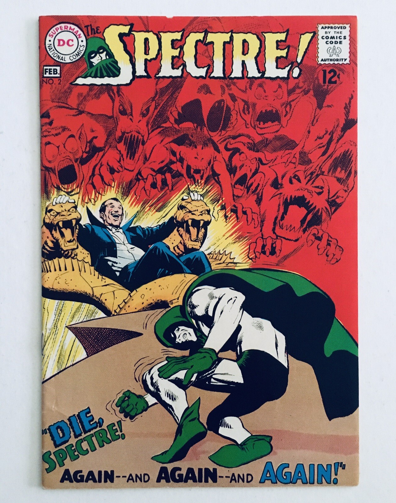 SPECTRE #2, (1968), DC, Silver Age, Cover & Art by NEAL ADAMS, VF-NM, 8 ...