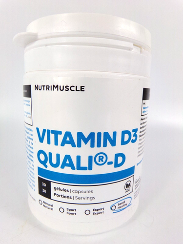 NUTRIMUSCLE VITAMINE D3 QUALI-D - 30 GELULES - 03/2025 5407010251968 | eBay