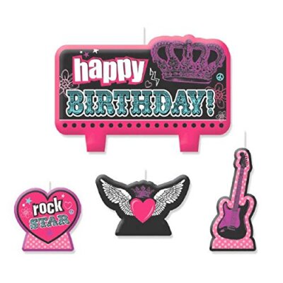 Rocker Princess Rock Star Kids Birthday Party Decoration Molded Cake ...