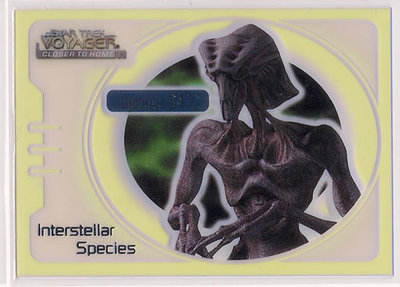 Star Trek Voyager: CTH Green Interstellar Species Card IS3 Species 8472 ...