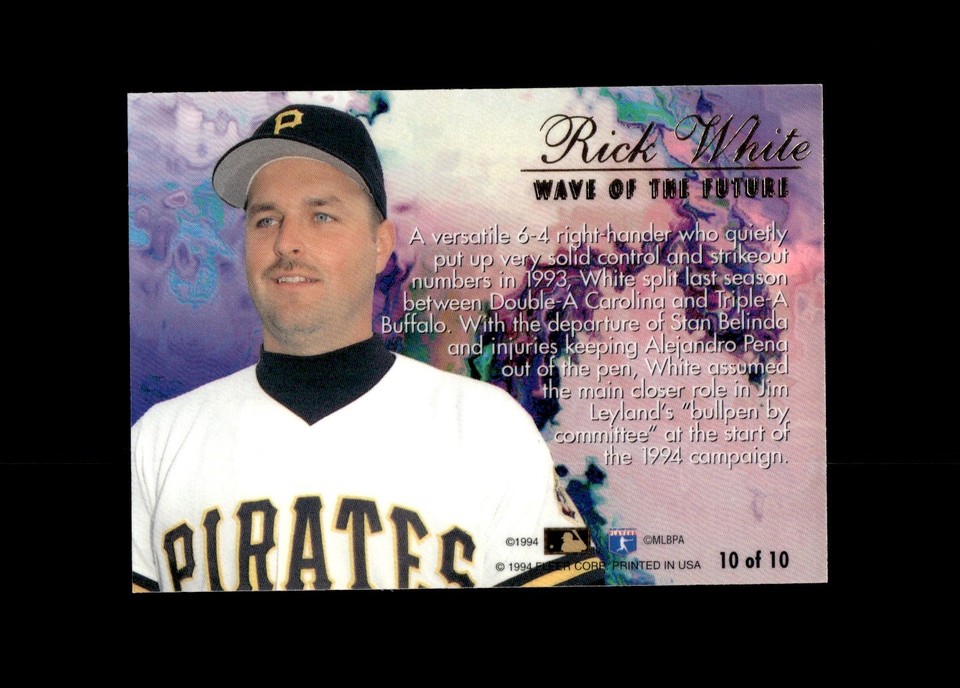 1994 Flair Wave of the Future #10 Rick White Pittsburgh Pirates | eBay