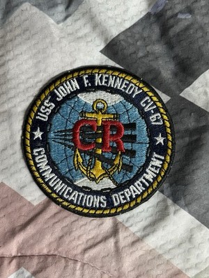 USS John F. Kennedy Cv-67 Communication Department Patch | eBay