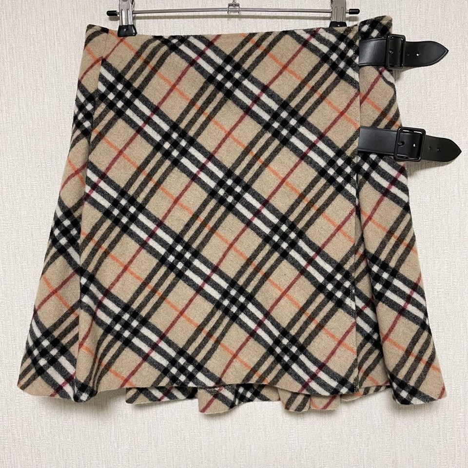 Burberry Blue Label Nova Plaid Mini Skirt FLF33 Sz36 | eBay