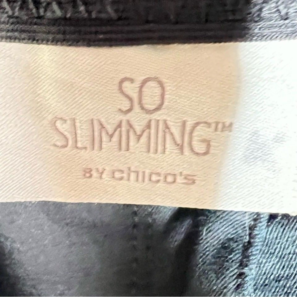 Chico's 0.5 black skinny leg jeans size 6 B123 | eBay