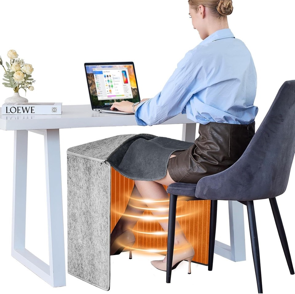 Under Desk Heater Leg Feet Foot Warmer,Personal Portable Space Heaters ...
