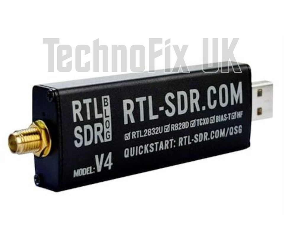 RTL-SDR.com V4 USB SDR receiver 1ppm TCXO R828D tuner RTL2832U | eBay UK