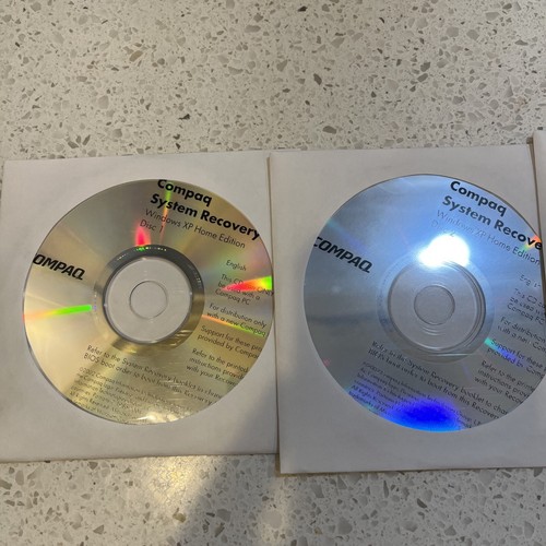 Compaq Presario PC Desktop Computer Emergency Recovery Discs CD Win XP ...