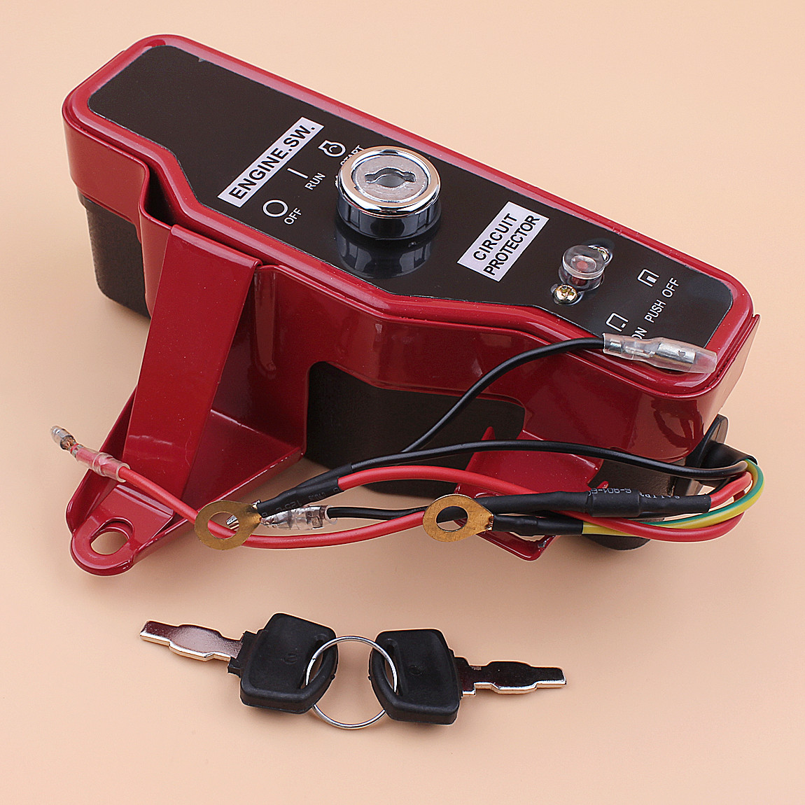 IGNITION SWITCH BOX WITH KEYS Fit Honda GX160 GX200 5.5HP 6.5HP ENGINE ...