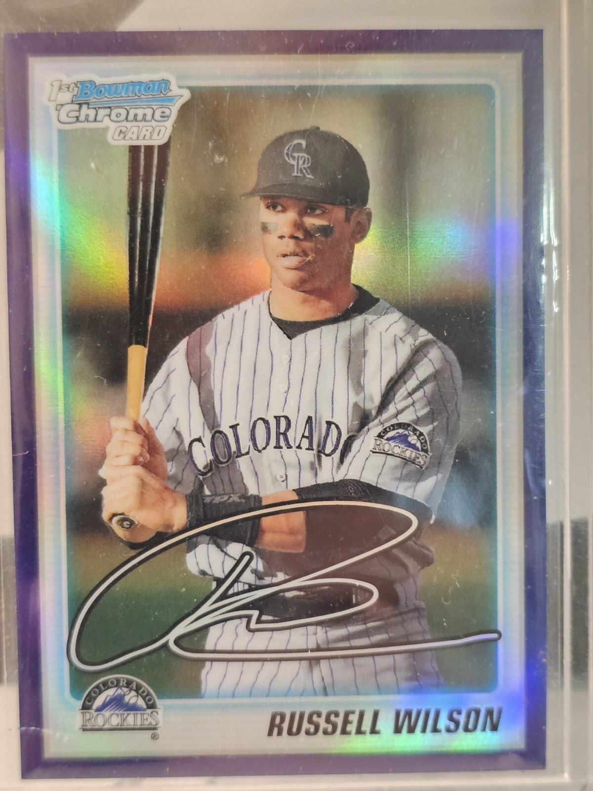2010 Topps Bowman Chrome Russell Wilson BDPP47 Colorado Rockies ...