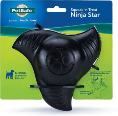 PetSafe Squeak n' Treat Ninja Star Dog Toy for Large Dogs | eBay