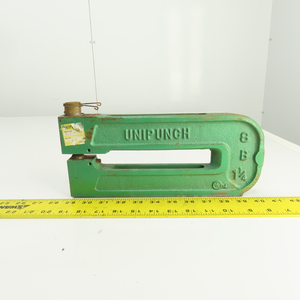 Unipunch 8B 1-1/4" x 8" Throat C-Frame Punch Die Tooling Press Brake | eBay