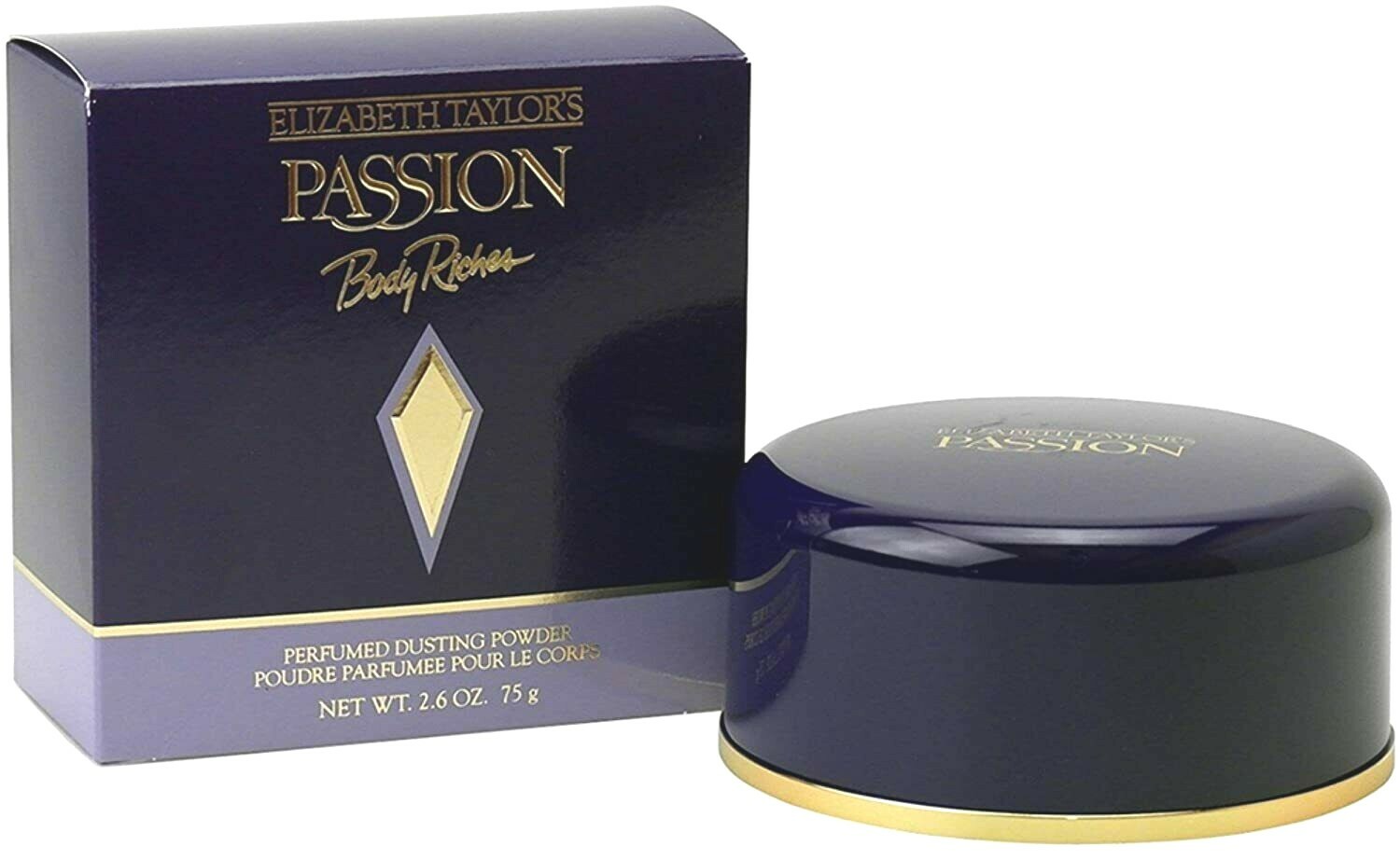 ELIZABETH TAYLOR'S PASSION BODY RICHES PERFUMED DUSTING POWDER 2.6 Oz ...