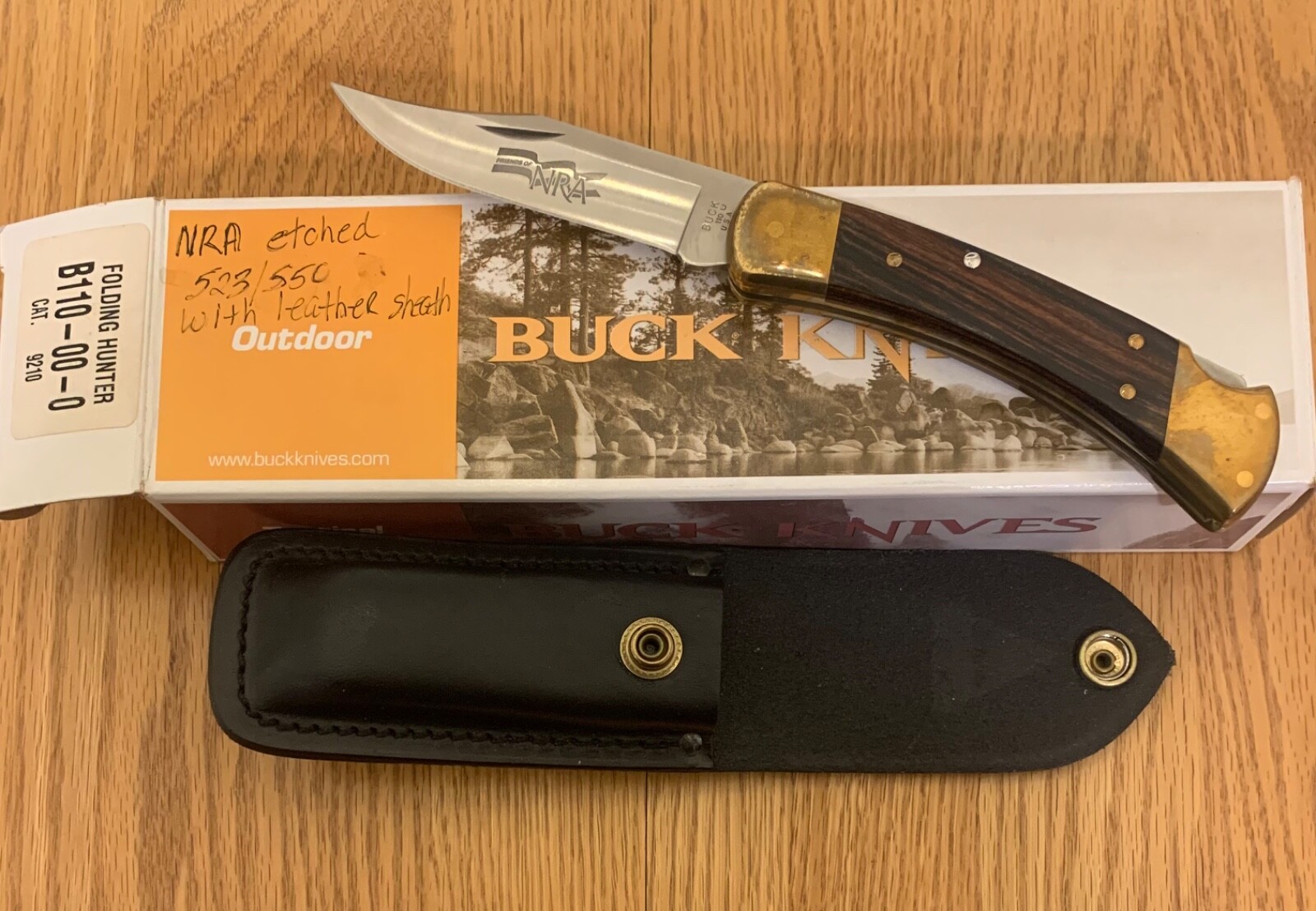 BUCK 110 NRA FOLDING HUNTER KNIFE NEVER USED IN BOX | eBay