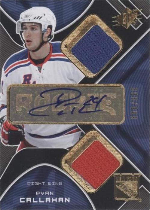2007-08 SPx - Ryan Callahan #223 /999 (AU, MEM, RC) for sale online | eBay