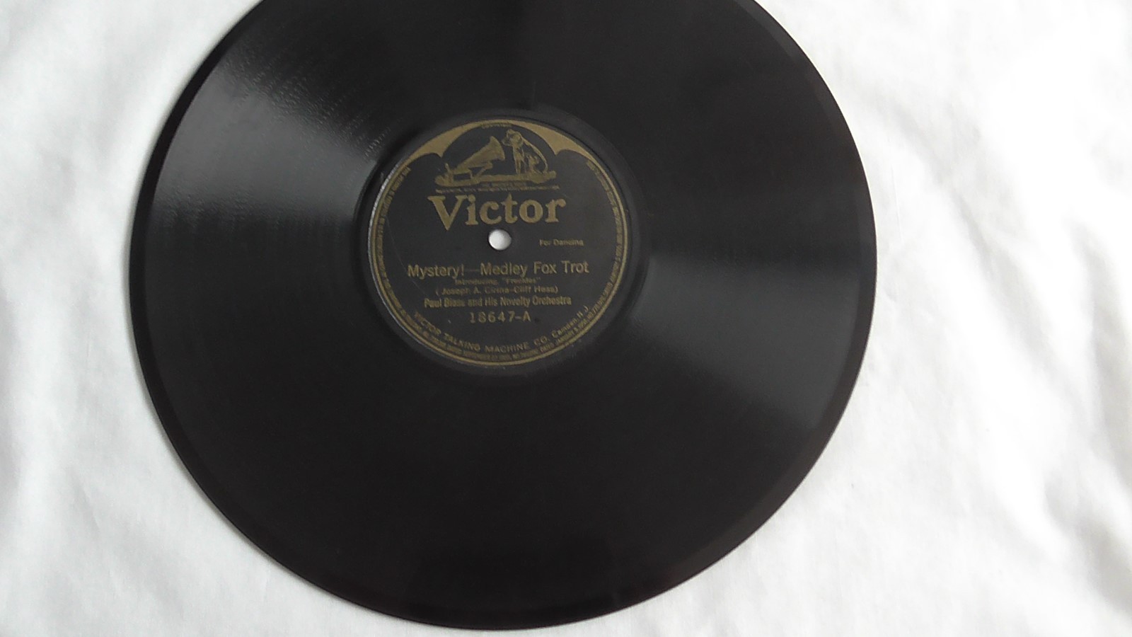 Paul Biese And His Novelty Orchestra – 78rpm 10-inch – Victor #18647 | eBay