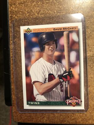 1992 Upper Deck Baseball # 75 Top Prospect David McCarty RC | eBay