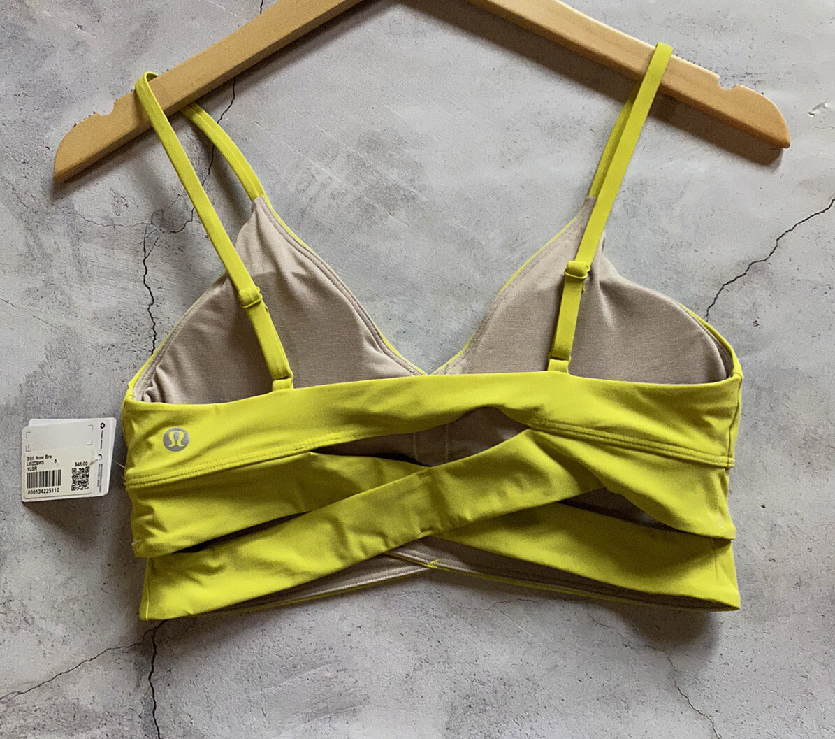 Neon Yellow Bra Lululemon