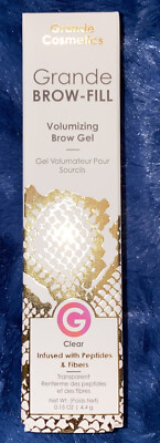 Grande BROW-FILL Volumizing Brow Gel in Clear 0.14oz BRAND NEW | eBay