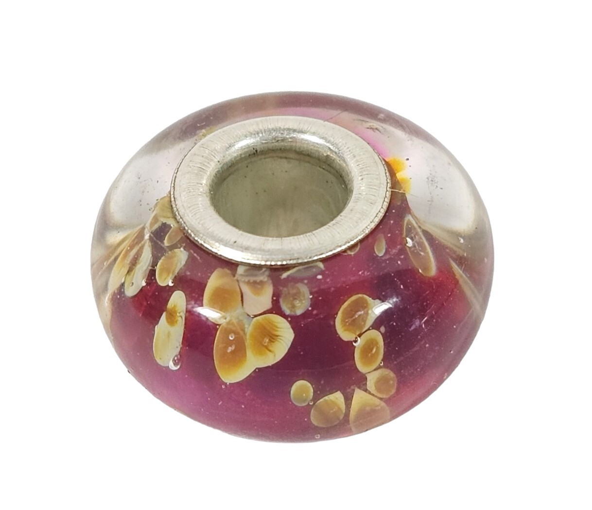 Chamilia Pink Lemonade Murano Glass Sterling Silver B… - Gem