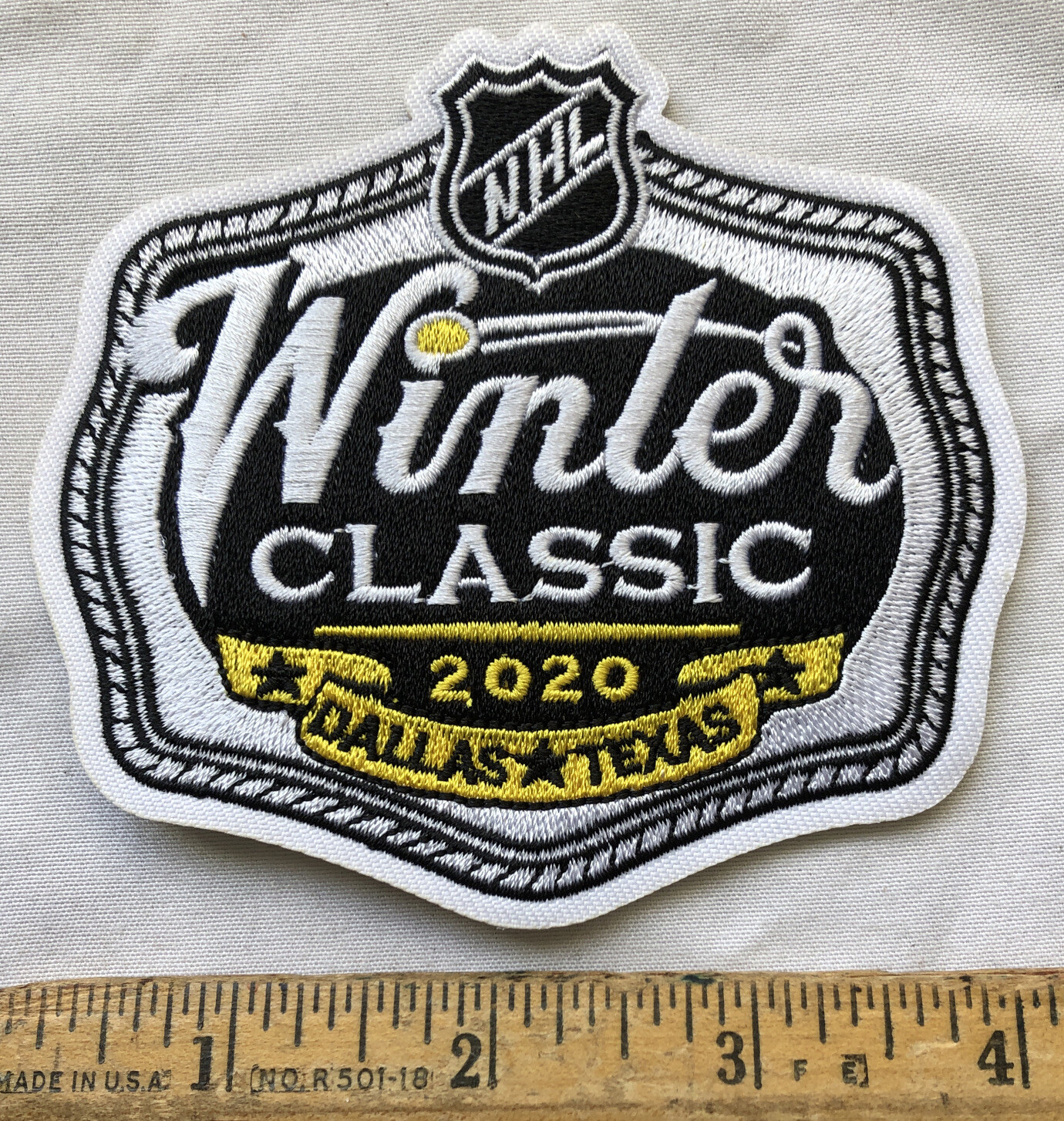 2020 Winter Classic Patch NHL Ice Hockey Dallas Stars Nashville Predators
