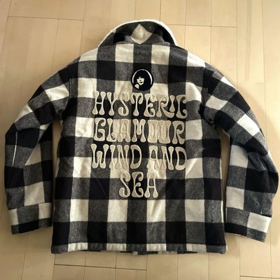 Hysteric Glamor x Wind and Sea Brown Check Lunch Coat Size L Hysteric Glamor x Wind and Sea Brown Check Lunch Coat Size L