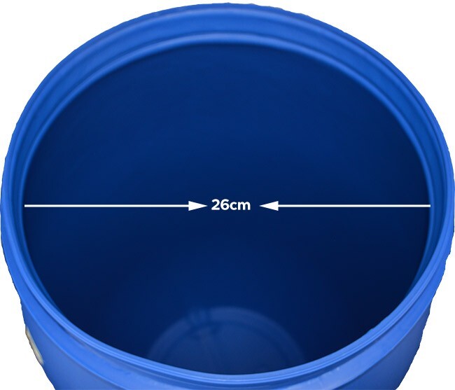 30L Litre Open Top Plastic Storage Drum Barrel Keg With Air Tight Lid Food Grade | eBay UK