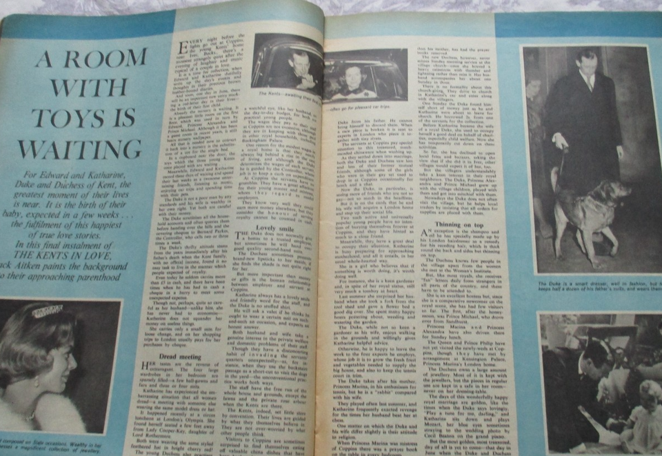 Woman's Mirror Magazine: 7 April 1962 ~ Anne Larson ~ Duke & Duchess of ...