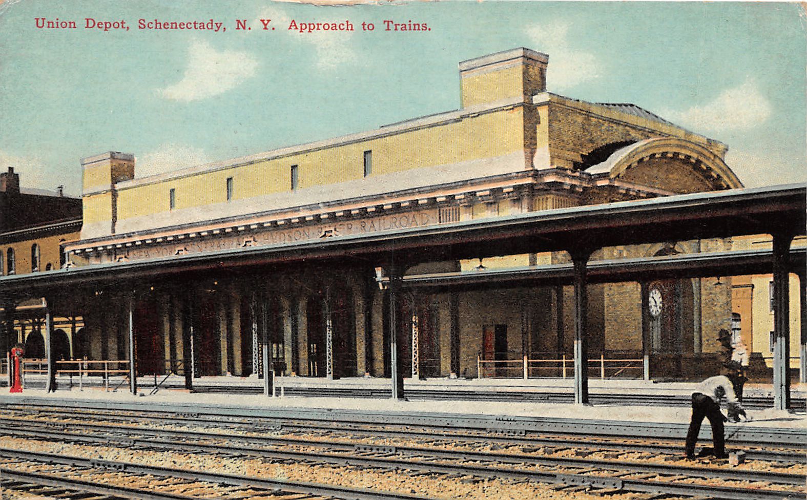 J41/ Schenectady New York Postcard c1910 Union Railroad Depot 180 | eBay