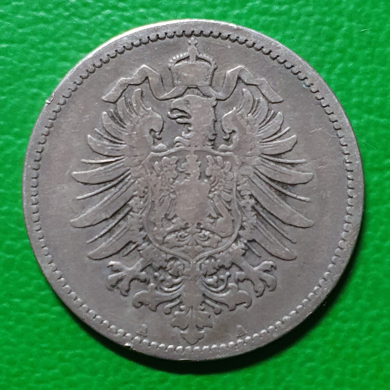 1 Mark Stück 1877 A Deutsches Reich Reichsadler alte Kaiserzeit Silber ...