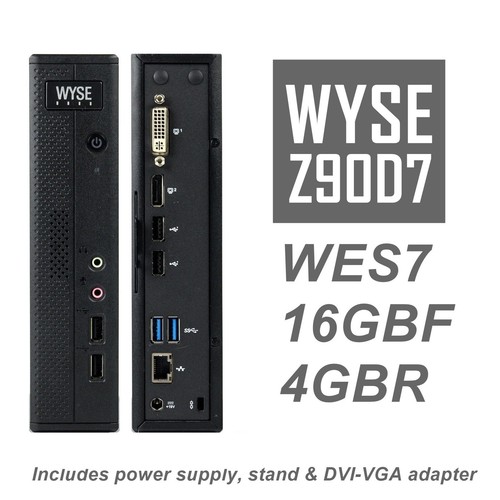 Wyse Zx0 Z90D7 Windows 7 WES7 909686-01L Z90D7 16GB-F 4GB-R 909740-04L ...