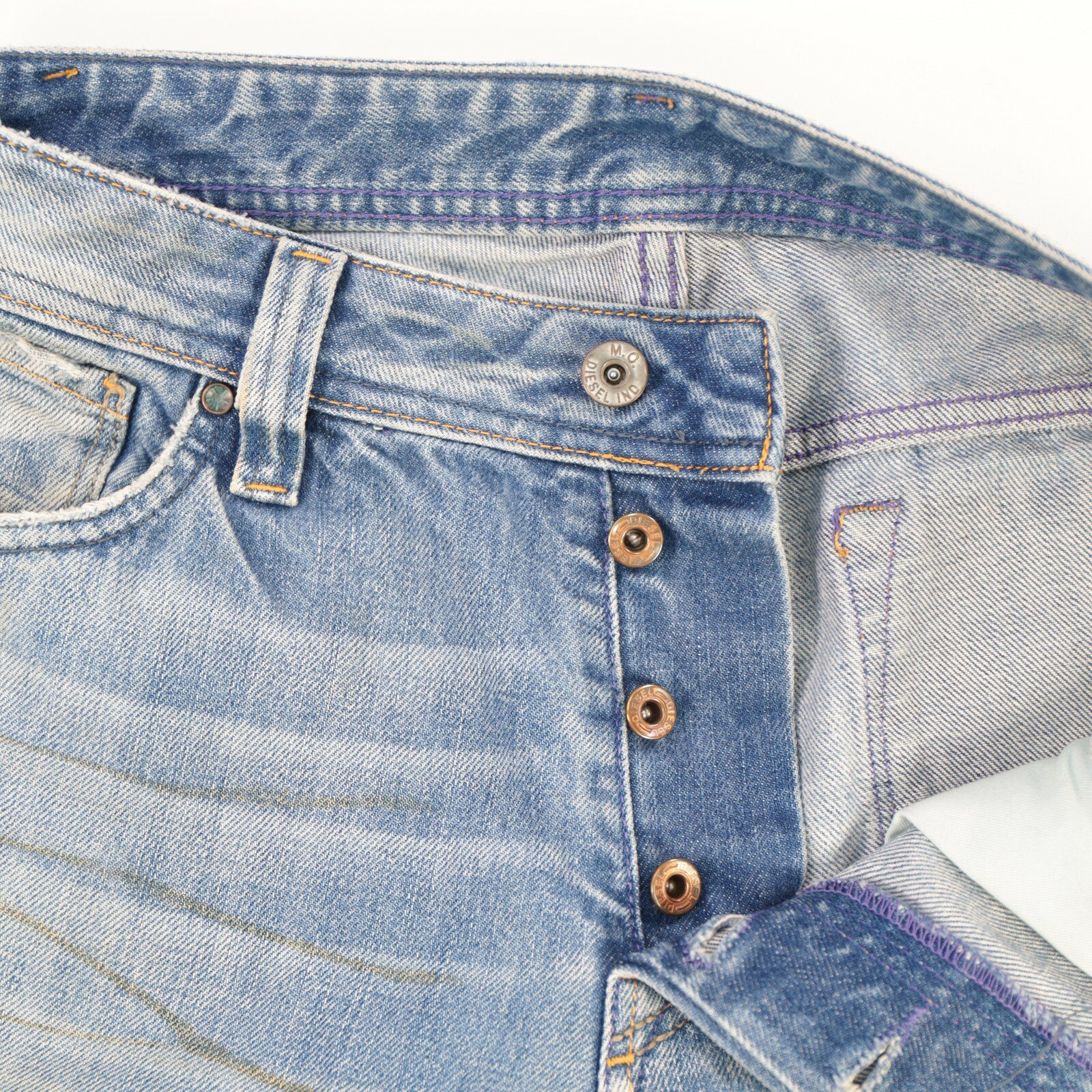 Diesel Zaf Cutoff Jeans Shorts Men's Size 30 x 10 Distressed Y2K Era ...