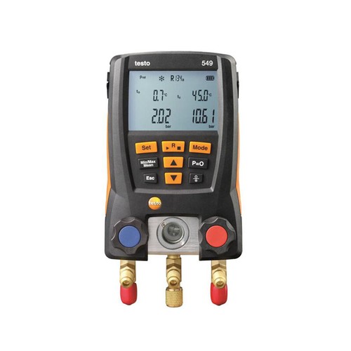 549 Digital Manifold Gauge Meter LCD Digital Manometer Air Conditioning ...