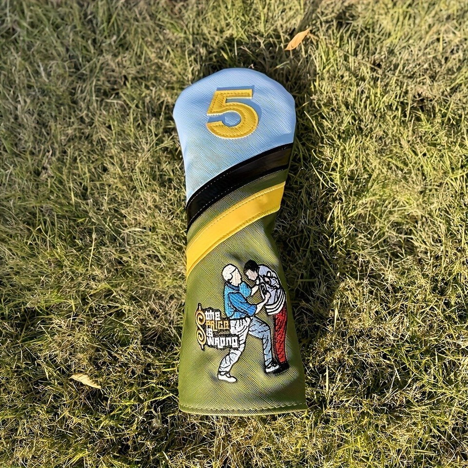 Funny Design Golf Club Head Cover Driver Fairway Wood Hybrid Golf Club ...