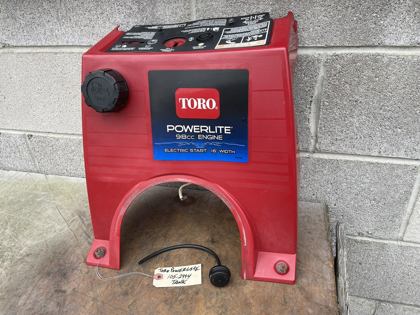 TORO POWERLITE FUEL TANK 105-2994 | eBay