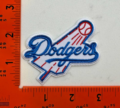 Los Angeles Dodgers Patch Embroidered Iron-On/Sew-On Logo Badge | eBay