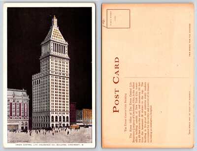 Cincinnati Ohio UNION CENTRAL LIFE INSURANCE HOME OFFICE Postcard T539 ...