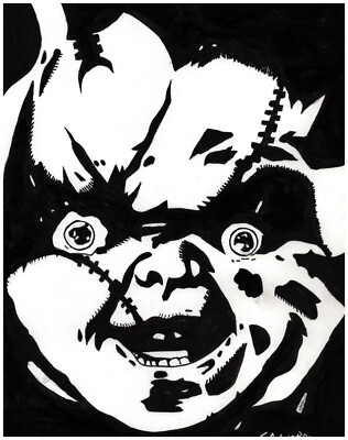 CHUCKY PINUP~ANTHONY CACIOPPO~NEW ART | eBay