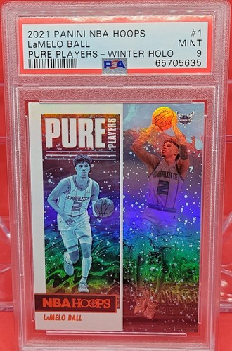 2021-22 Panini NBA Hoops - Pure Players LaMelo Ball #1 Holo for sale ...