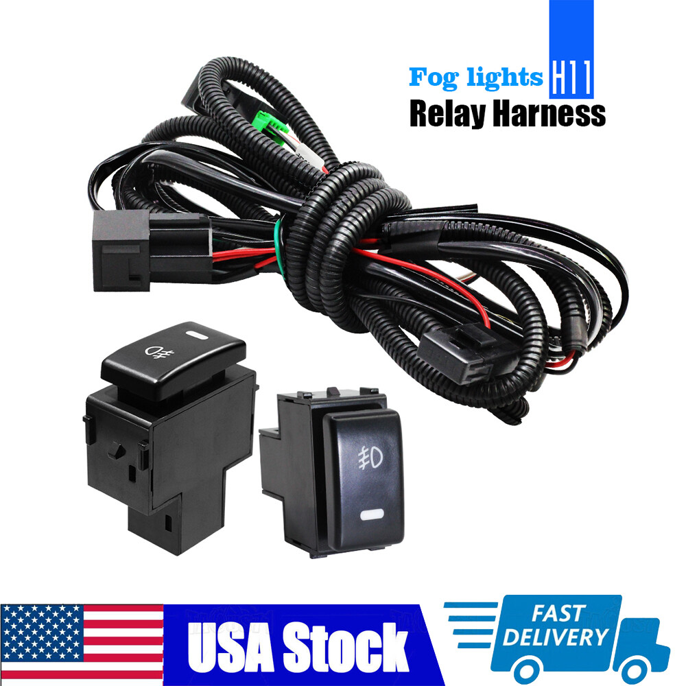 Through Fog Light Relay Wiring Fog Light Lamp H8 Wiring Kit Harness
