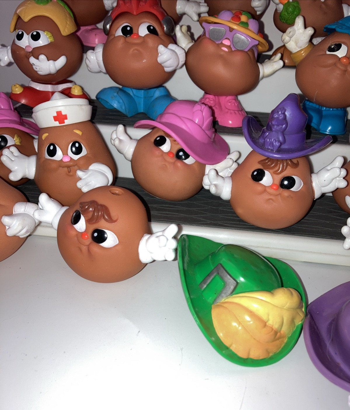 Lot 51 pieces Vintage Mr. Potato Head Spud Kids Figures Hasbro ...