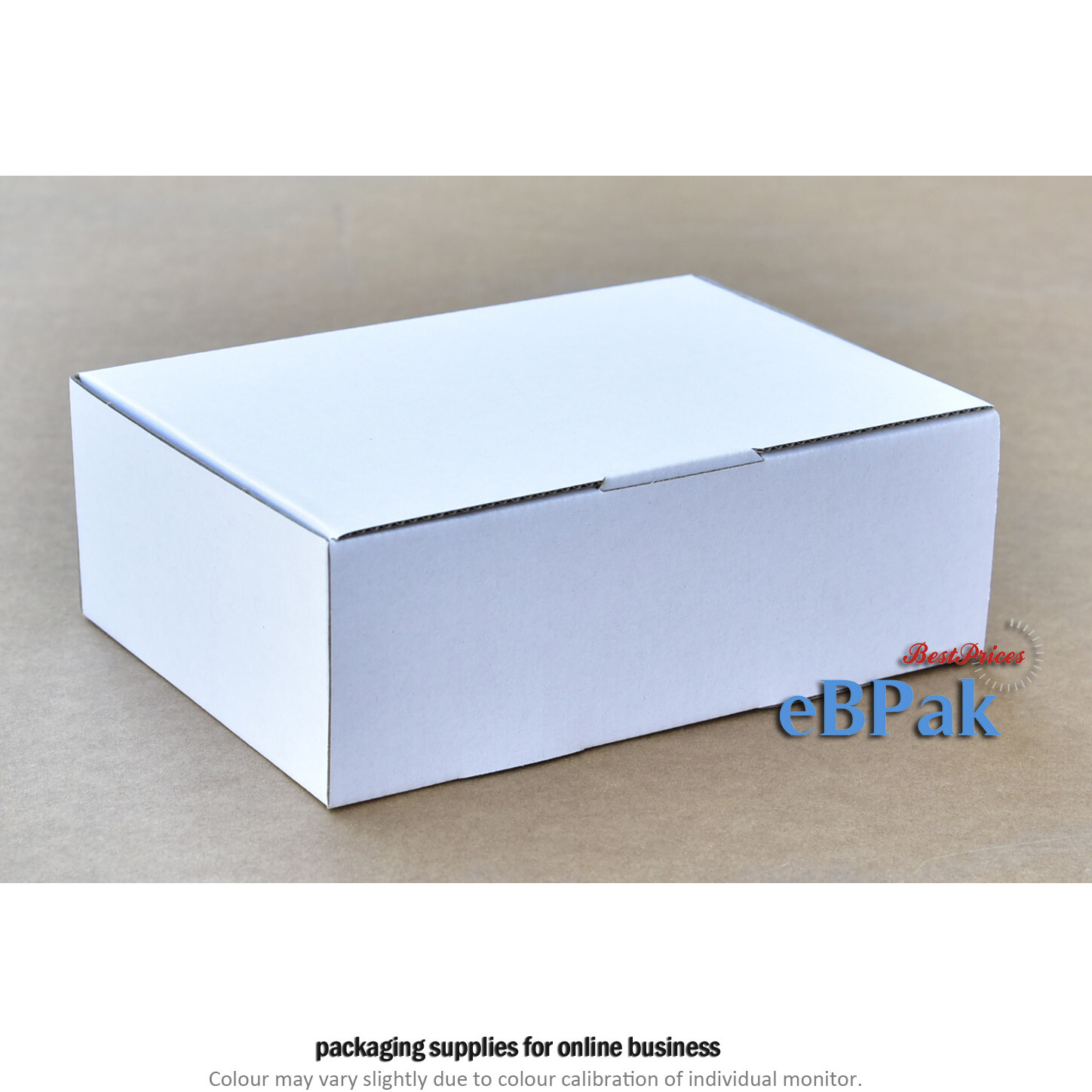 100x Mailing Box 220 x 160 x 77mm A5 Diecut White Shipping Carton B38 ...