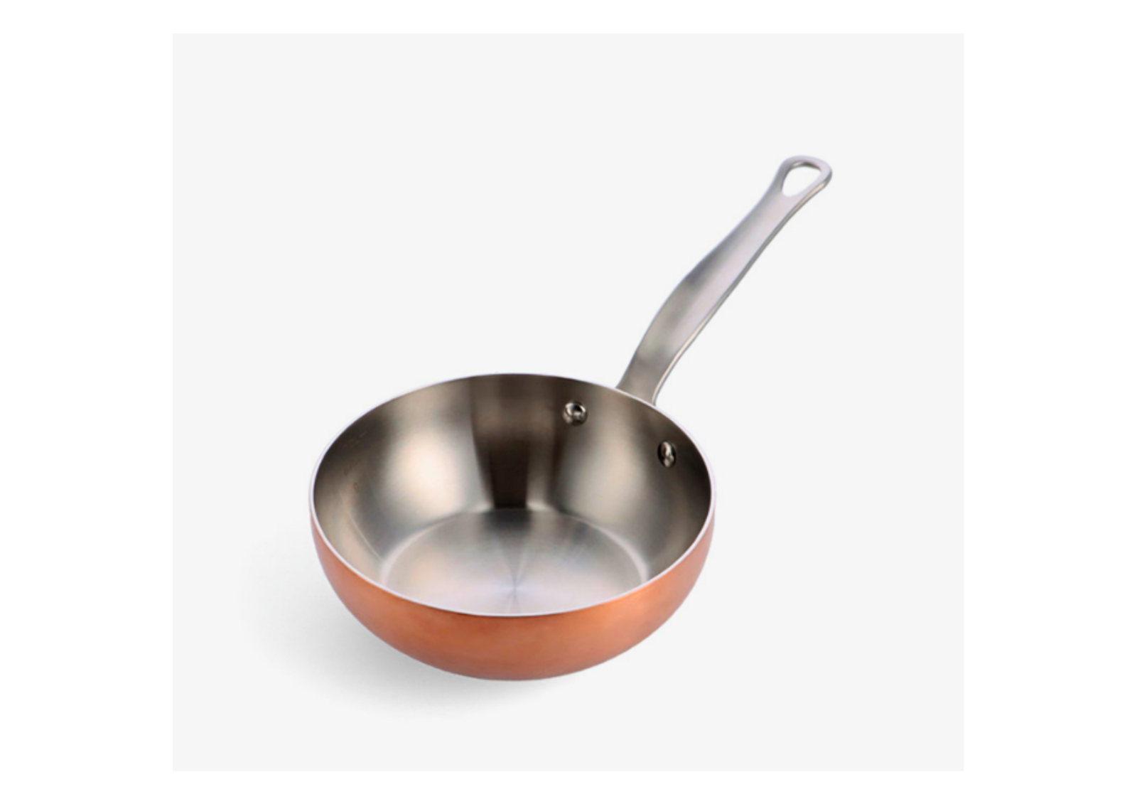 Mauviel 1830 chef's Copper and Stainless Steel Pan Saucepan 18cm - 1.2L ...