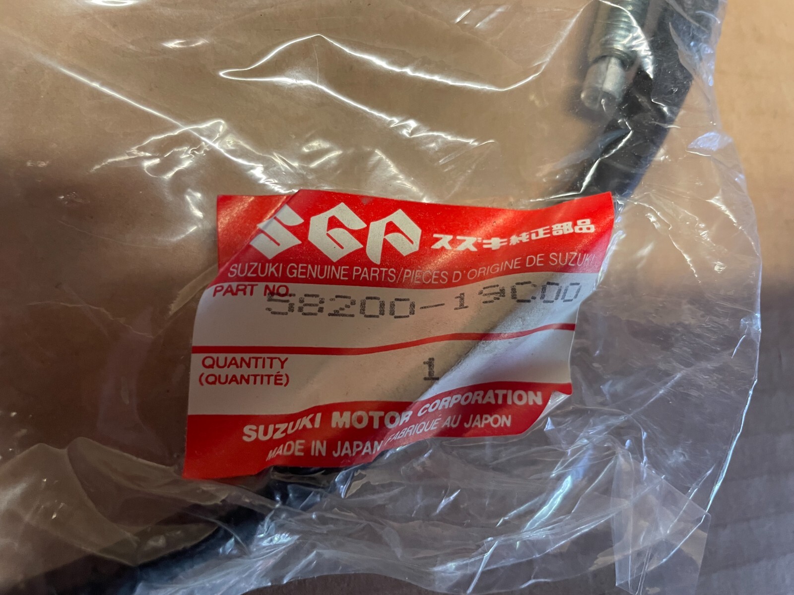 Suzuki OEM NOS Cable 58200-19C00 | eBay
