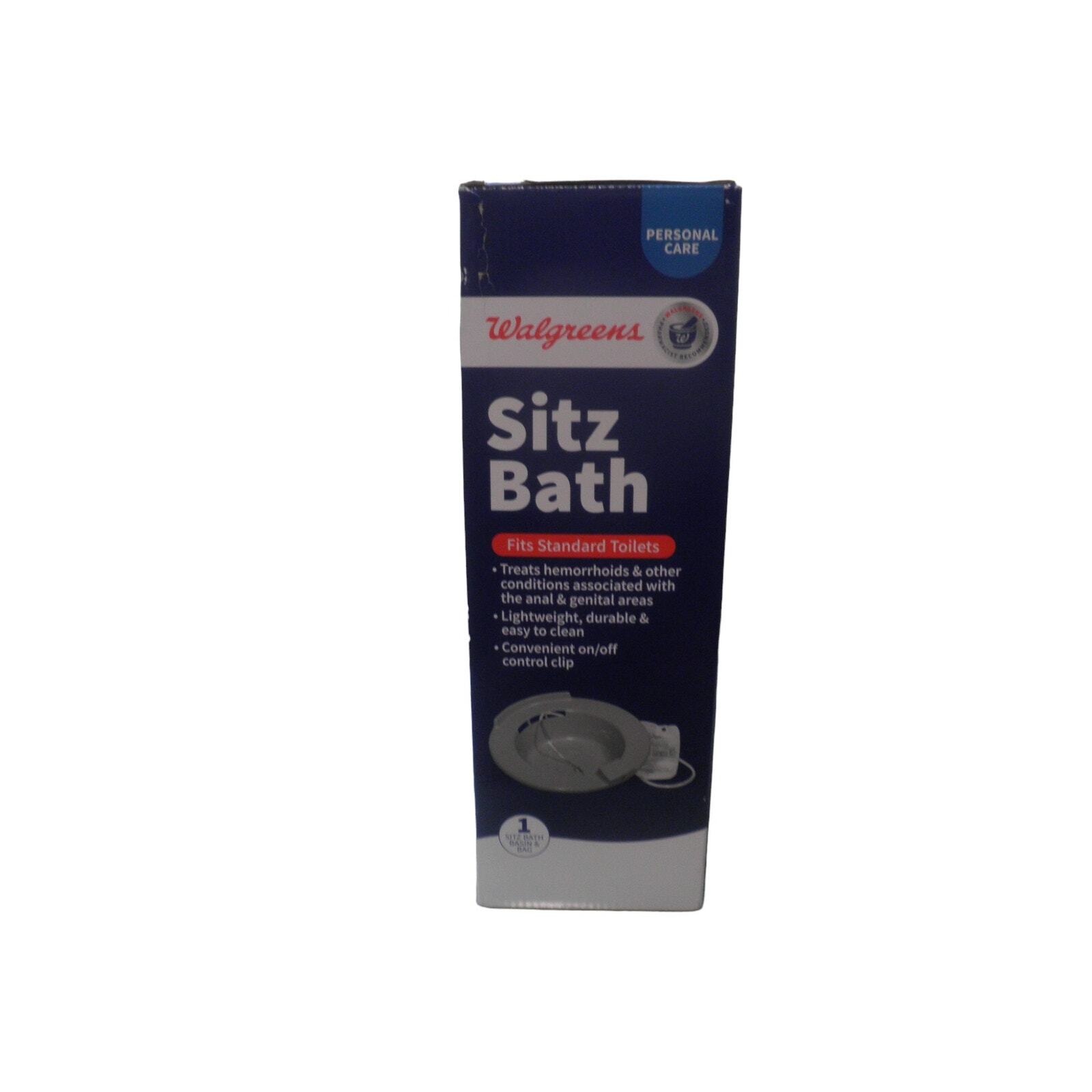 Walgreens Personal Care Sitz Bath with 1 Basin &1 Bag, Fits all ...