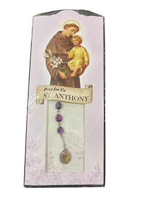 Pray For Us St. Anthony Chain Necklace | eBay